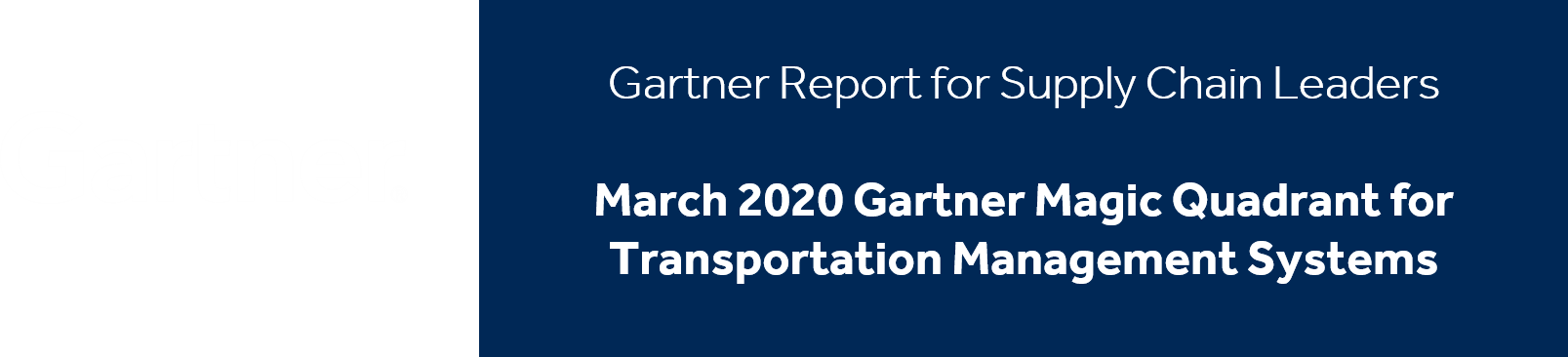 Gartner Magic Quadrant for Transportation Management Systems